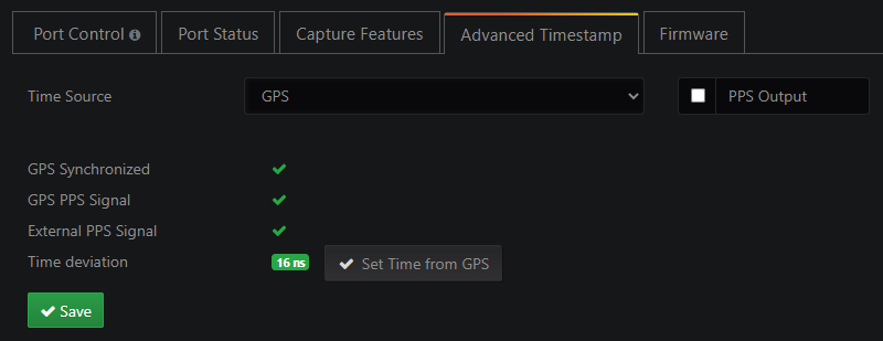 GPS/PPS configuration | Profitap Knowledge Base